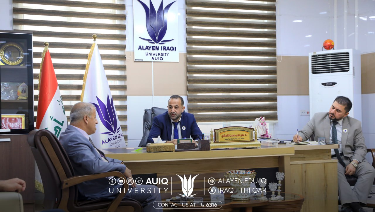 Al-Ayen Iraqi University receives a delegation from the Shatra ...