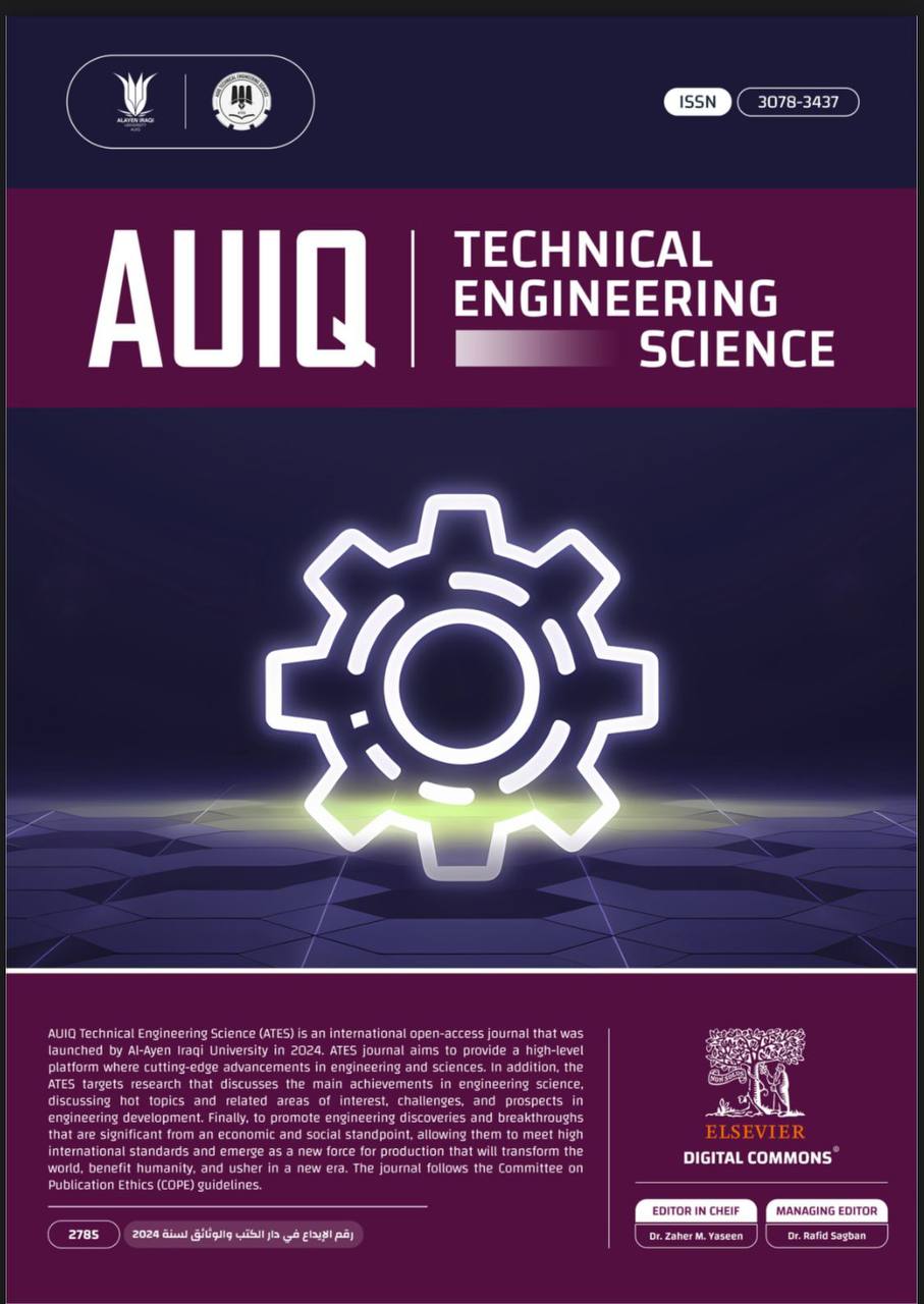 The Journal of Technical Engineering (AUIQ) in Al-Ayen Iraqi University ...