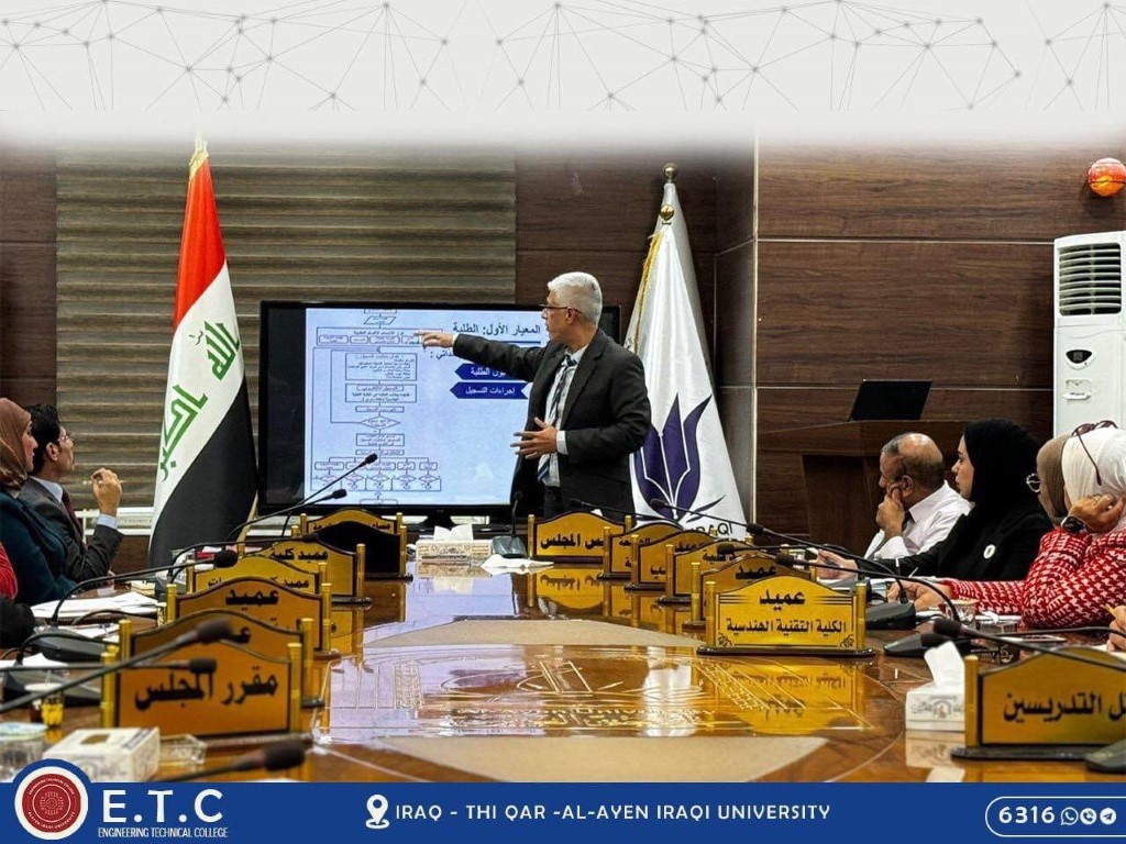 The College of Engineering Technology participates in the sixth meeting ...